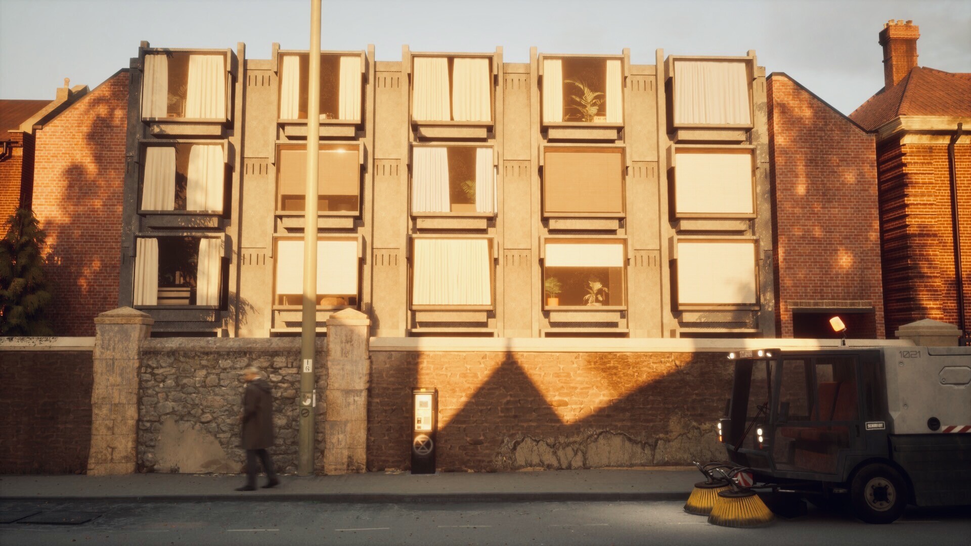 ArtStation - Brutalist Building and Road, Oxford, UK. Realistic UE5 ...
