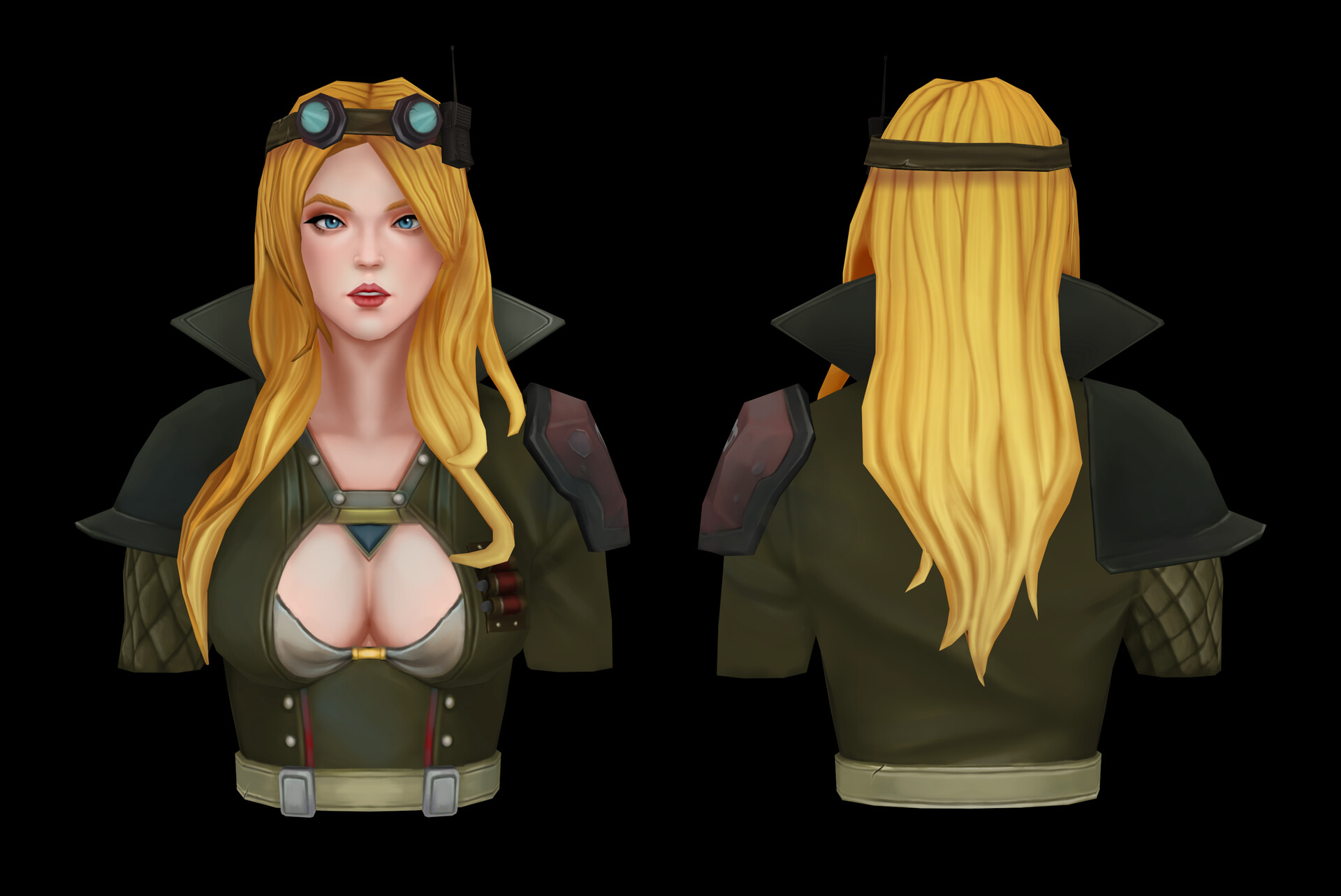 ArtStation - Wind - Hand-Painted Character