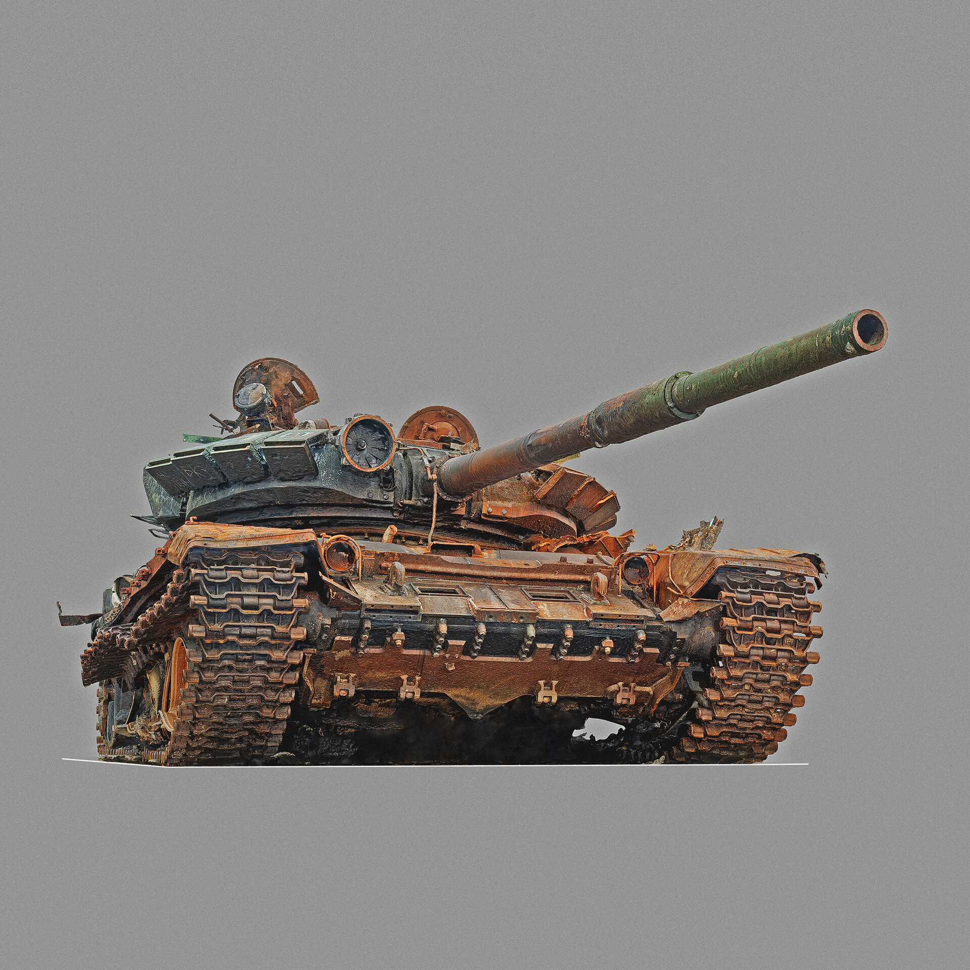 ArtStation - rusian tank M1989 T-72B