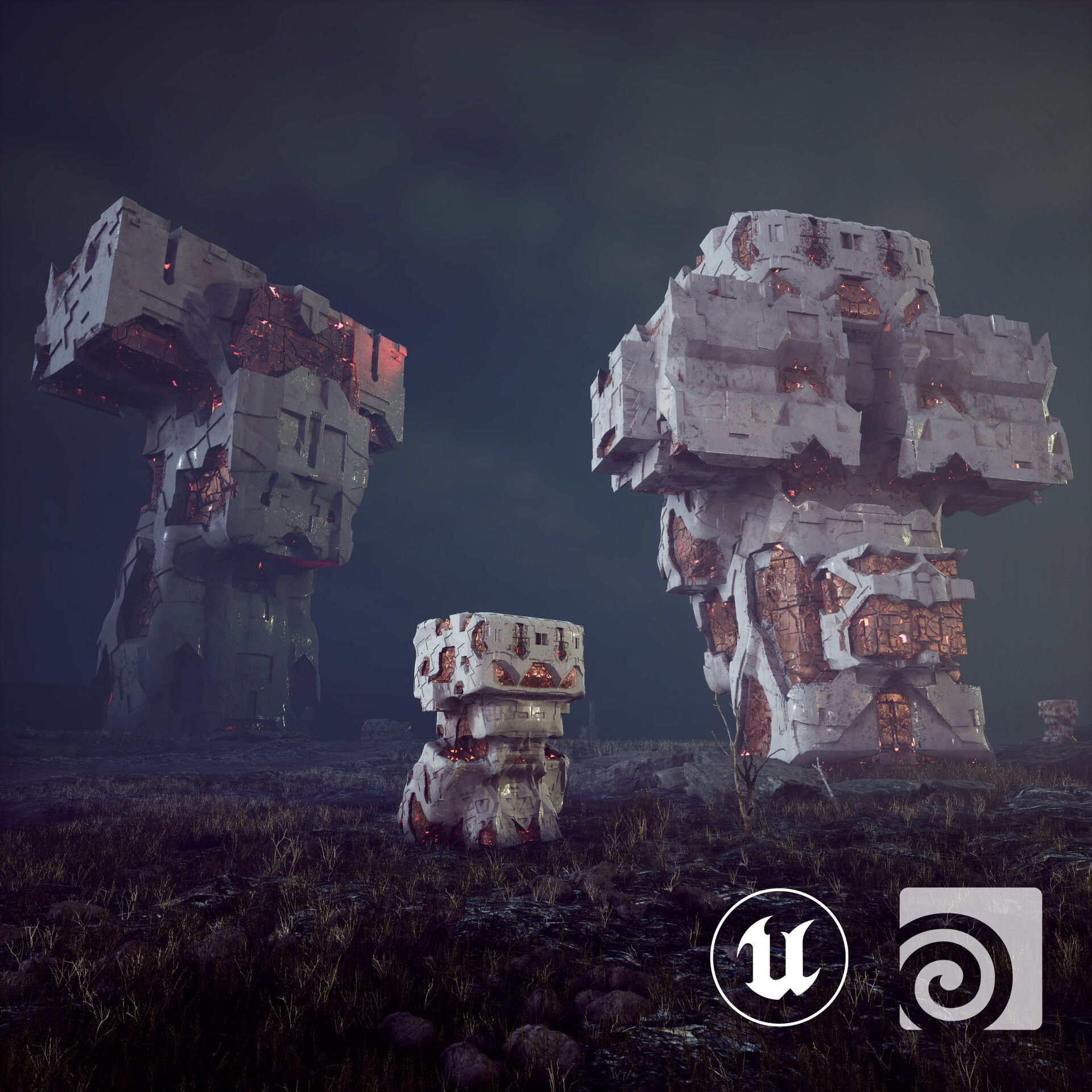 ArtStation - Dormant Colony - Houdini Scifi tower tool