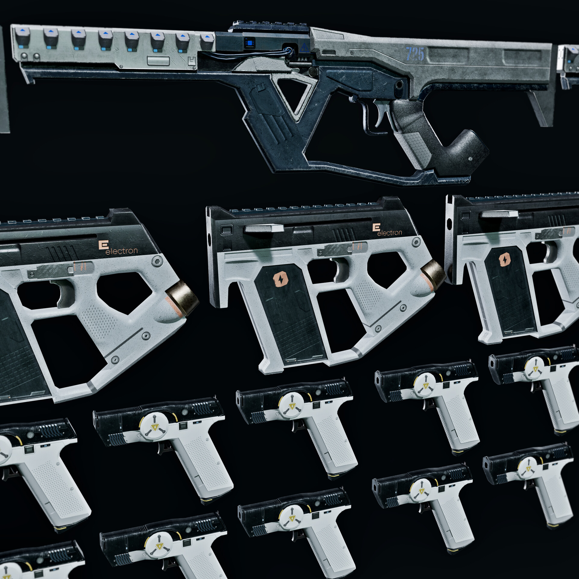 ArtStation - electronic guns