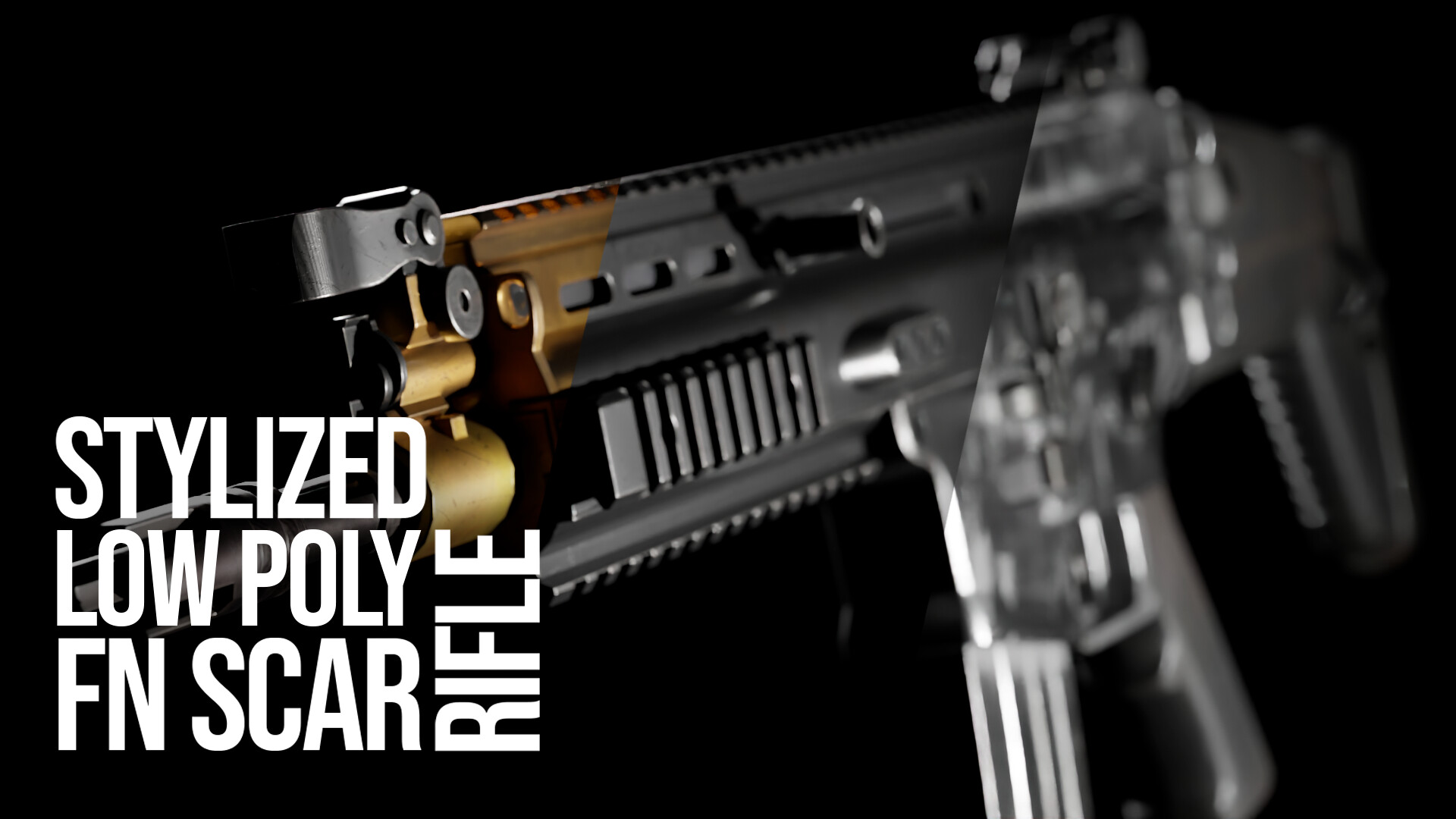 ArtStation - Stylized FN SCAR