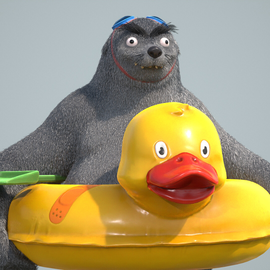 ArtStation - Jeff the seal