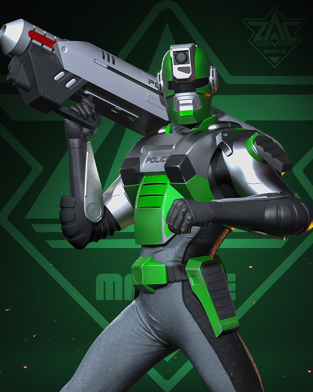 ArtStation - Cybercops Marte