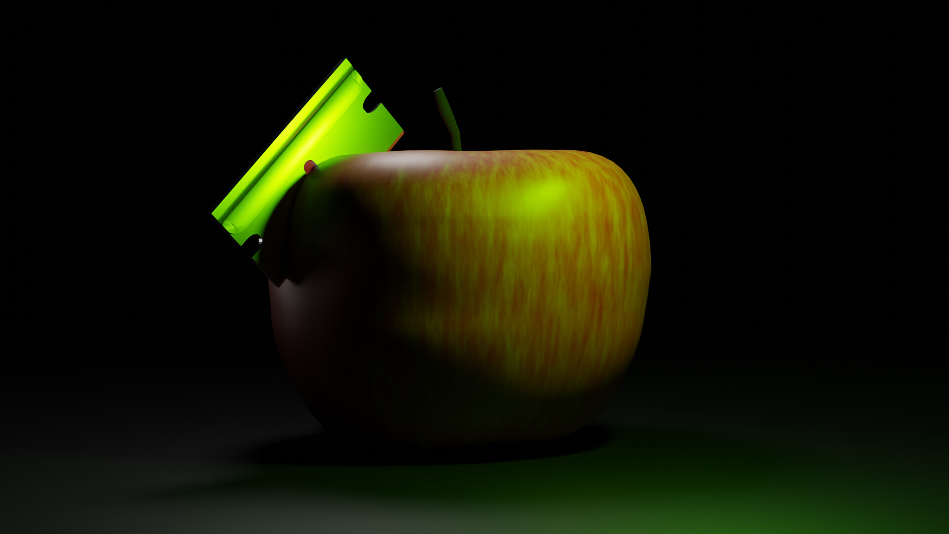 ArtStation - Razor Blade Apple (Halloween 2022)