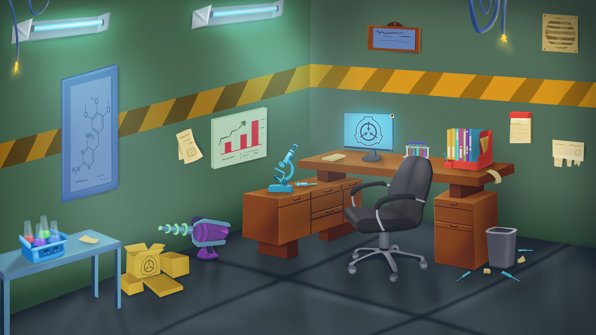 ArtStation - Background laboratory