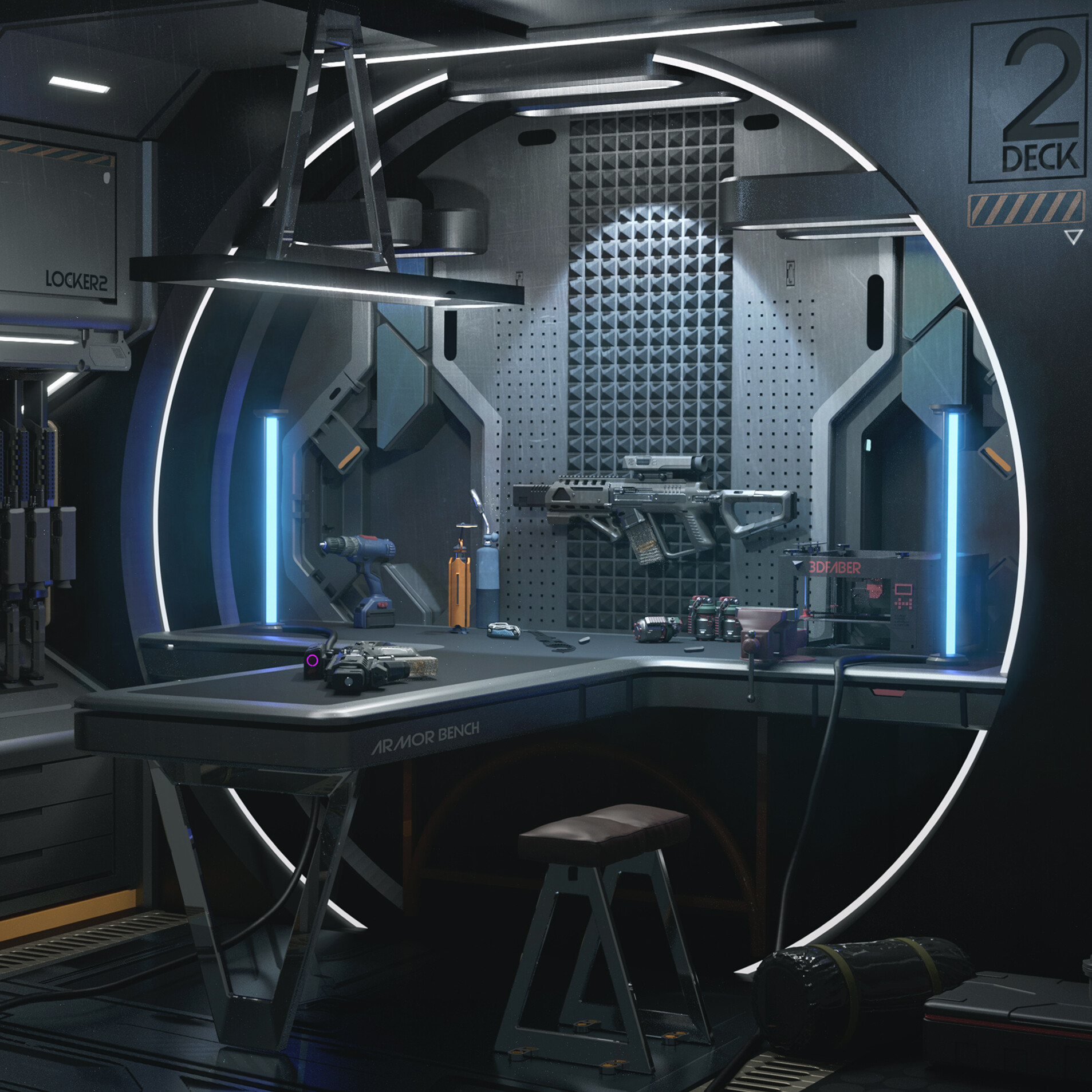 ArtStation - Fallen Moon - Armory