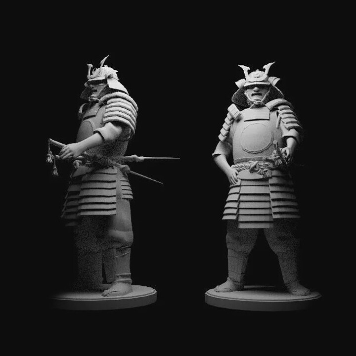ArtStation - Samurai Retopoed