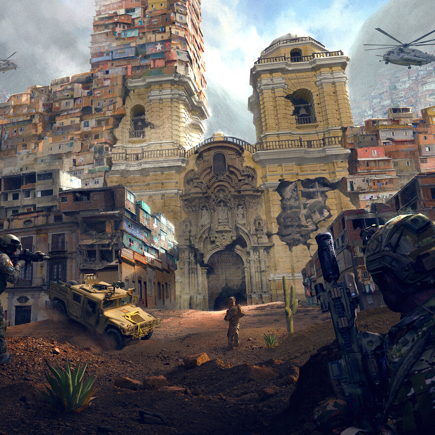 ArtStation - Raqay - Derelict Favelas
