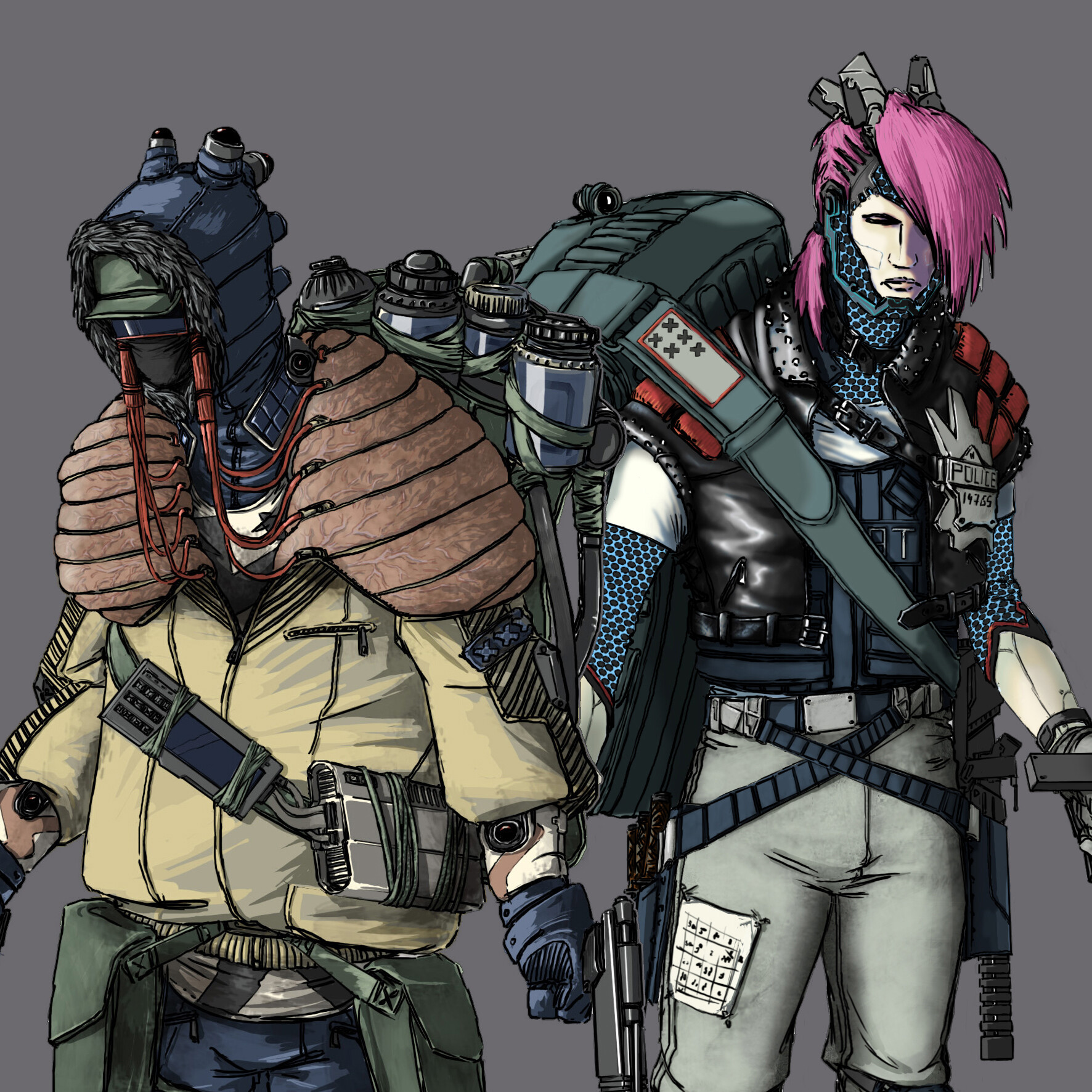 ArtStation - Cyberpunk crew - 01