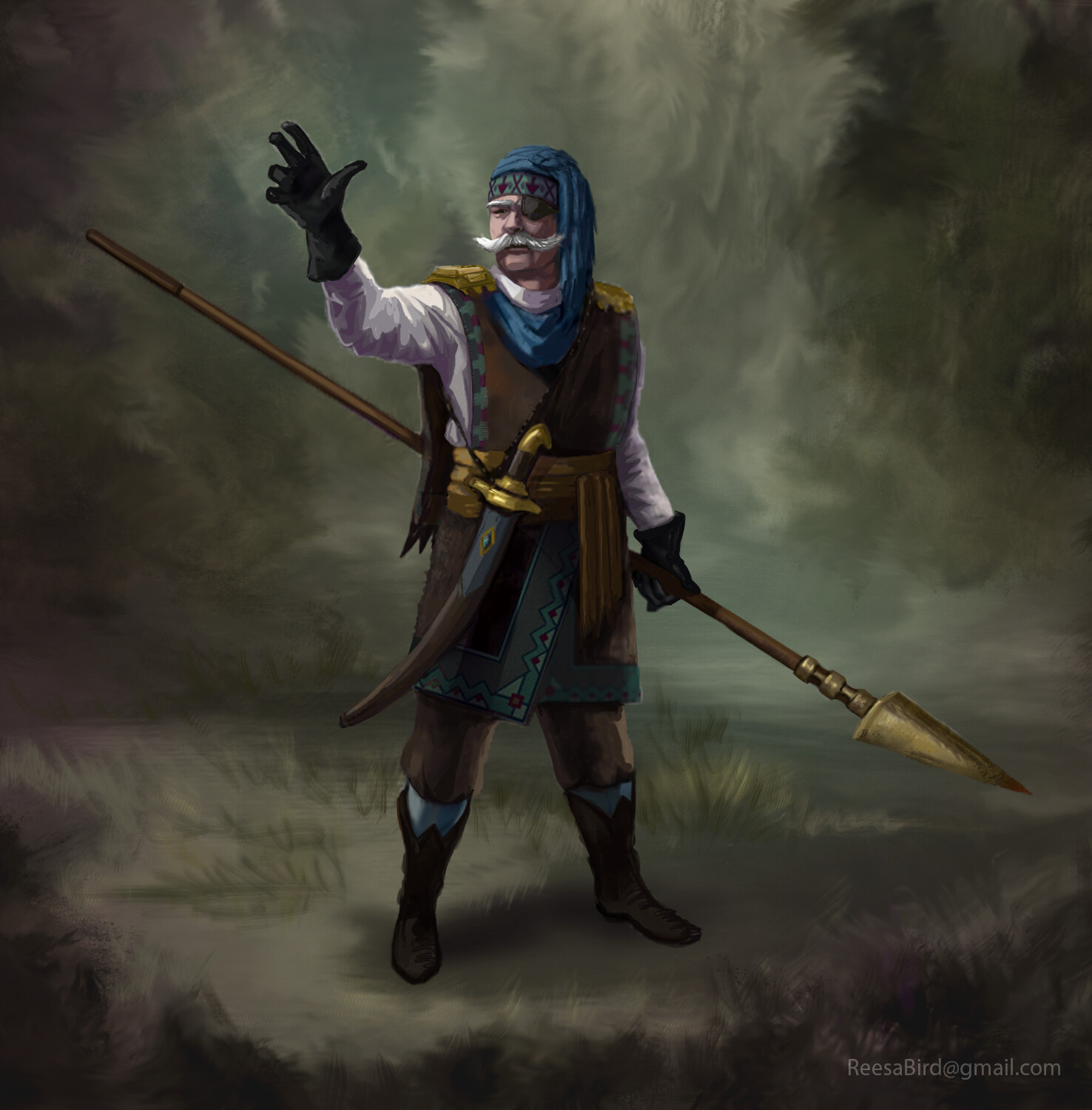 ArtStation - Nausicaa Valley of The Wind Redesign - Mito Character Concept Art