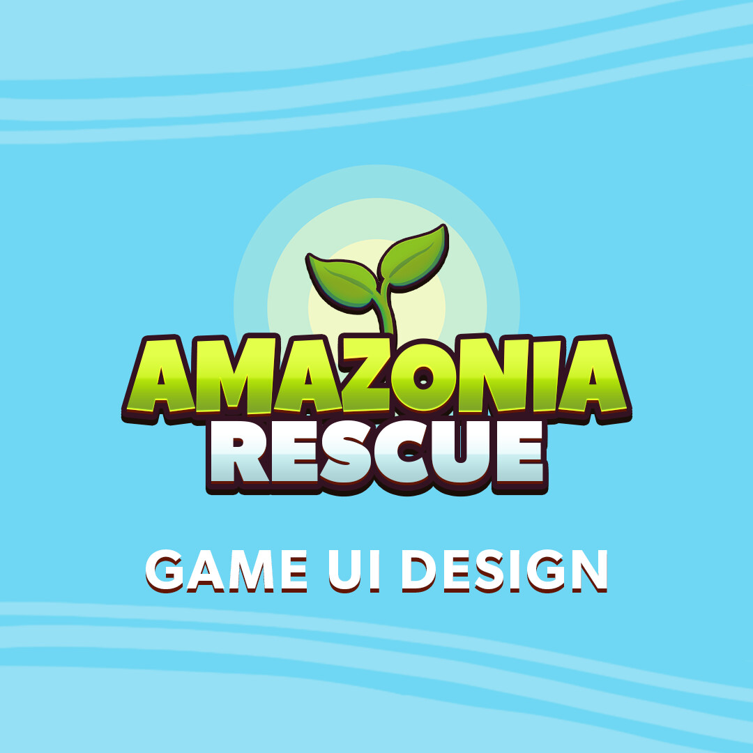 ArtStation - Amazonia Rescue - Mobile Game UI Design