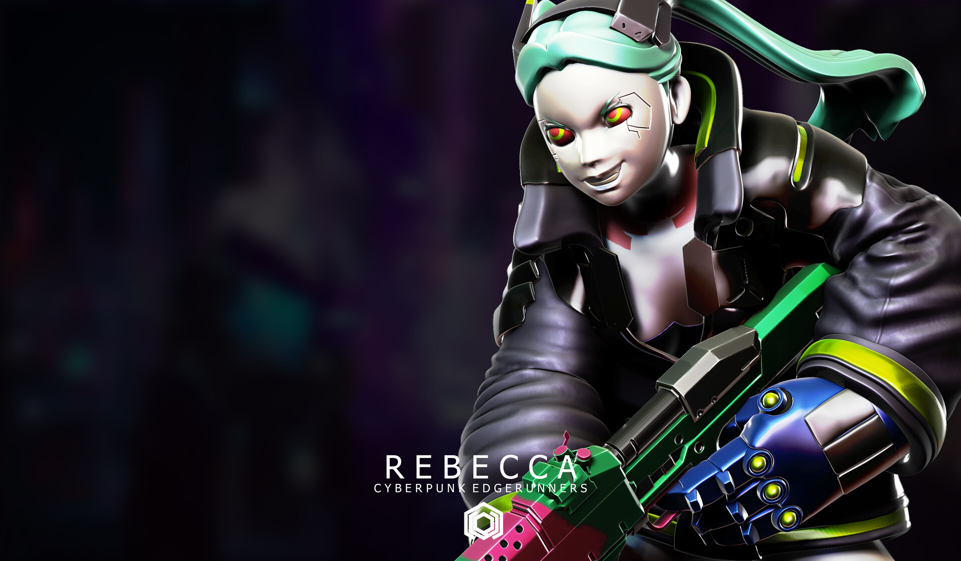 ArtStation - Cyberpunk Edgerunner : Rebecca