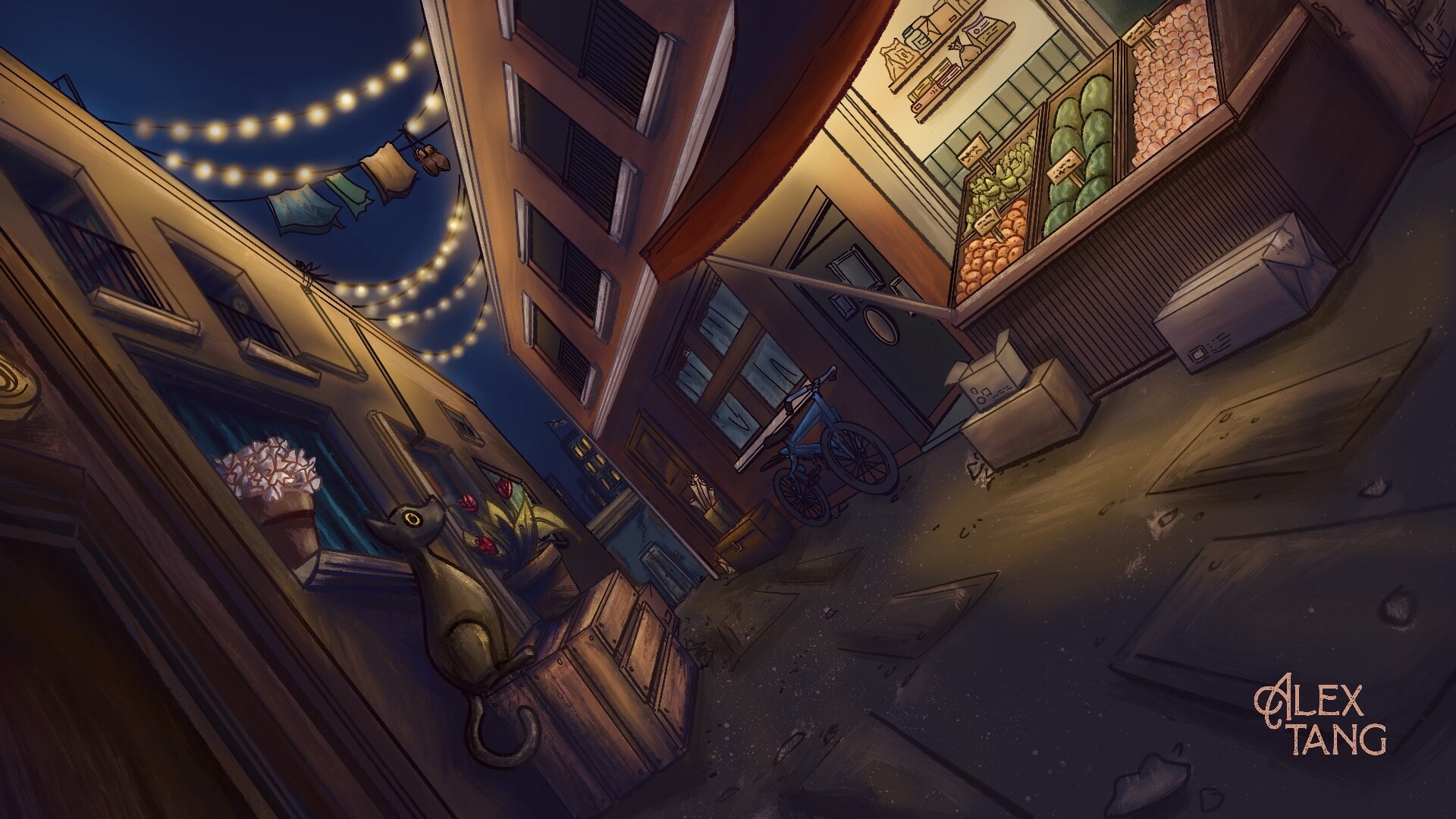 ArtStation - Midnight market