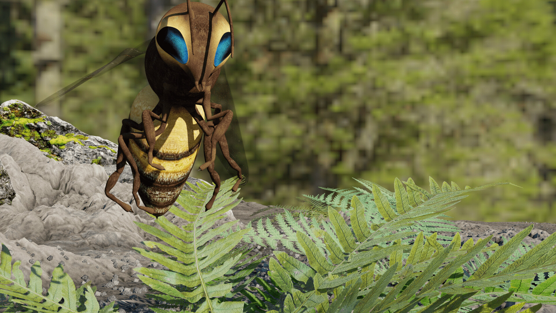 ArtStation - Honey Bee (Animated)