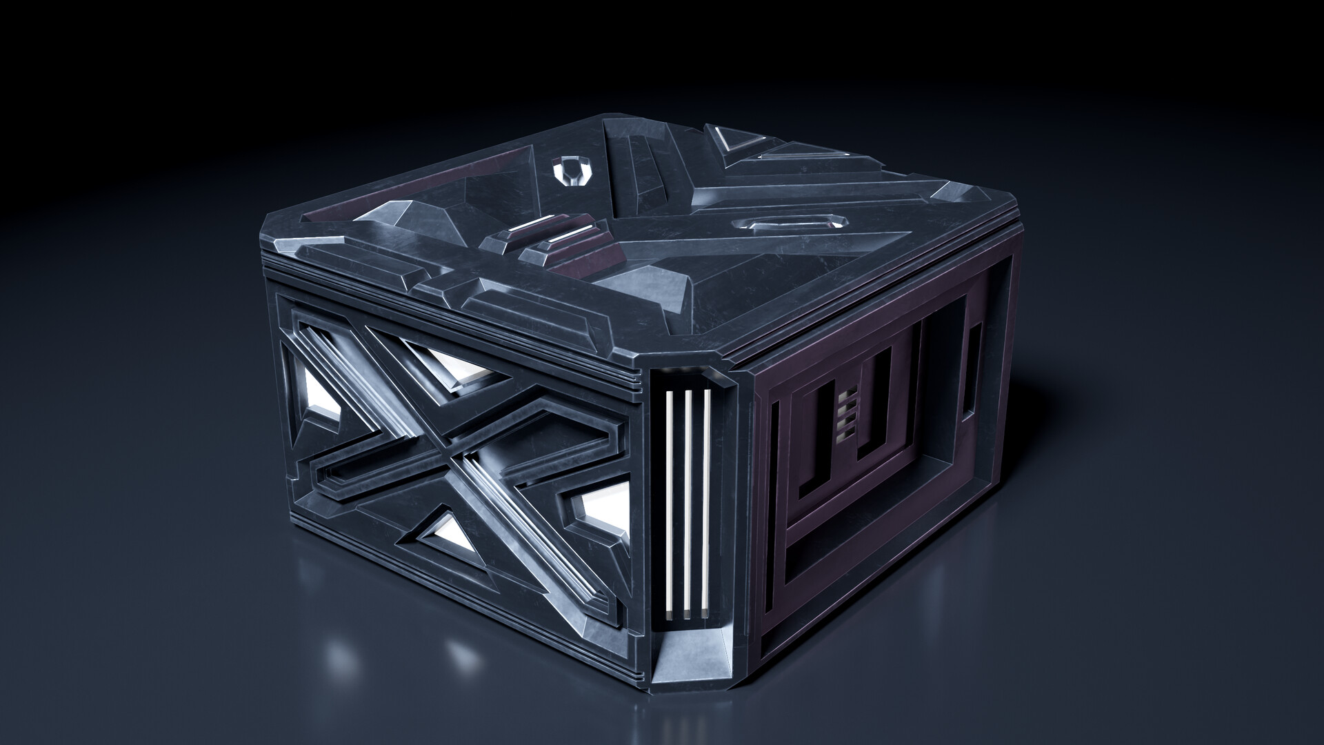 ArtStation - Scifi Hard Surface Container Boxes Vol.1