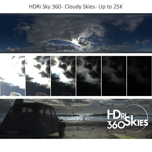 ArtStation - HDRi Sky 360 - Cloudy Skies