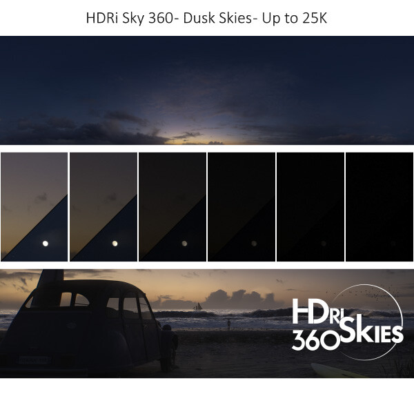 ArtStation - HDRi Sky 360 - Dusk Skies