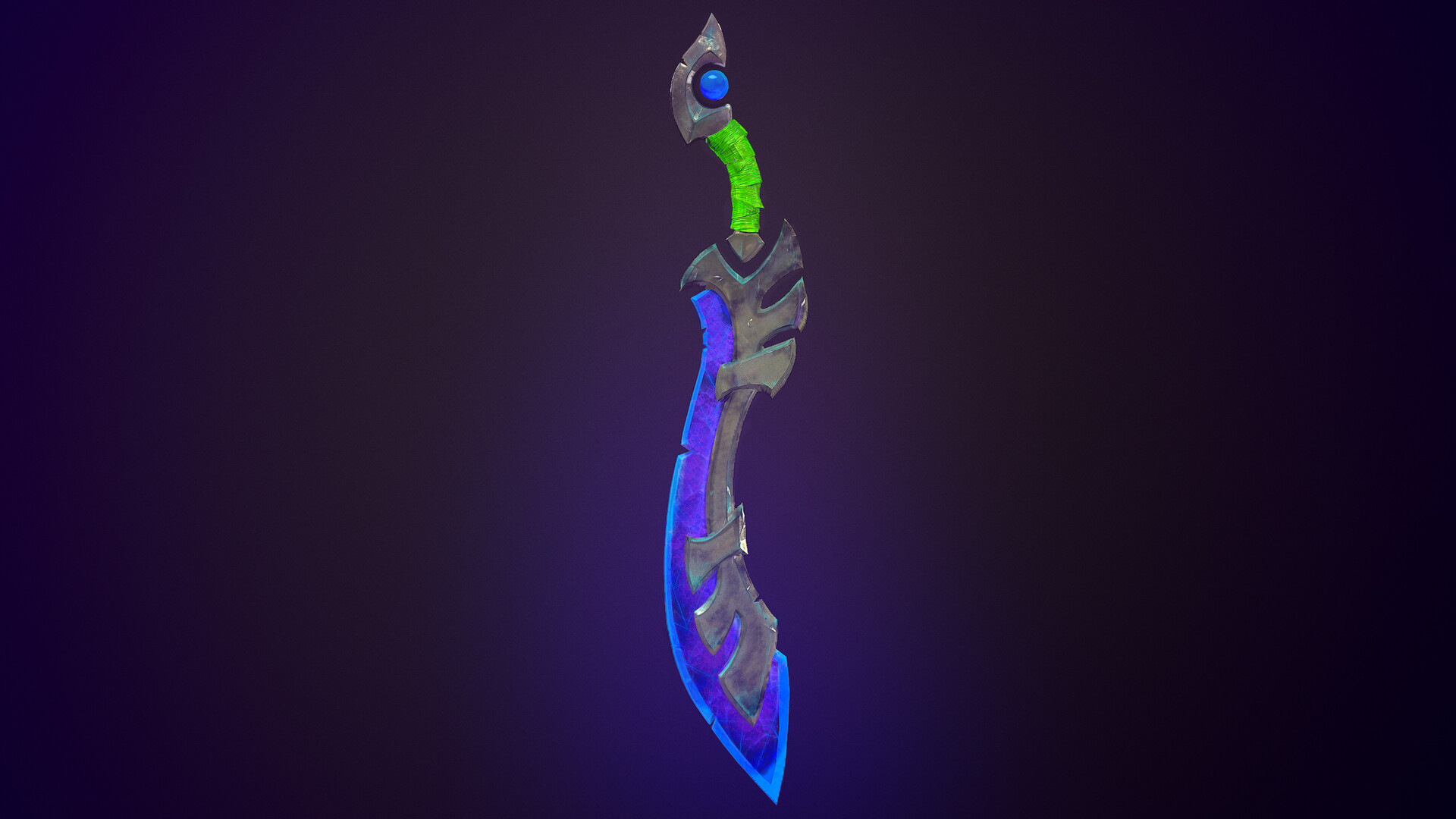 ArtStation - Stylized Moon Sword