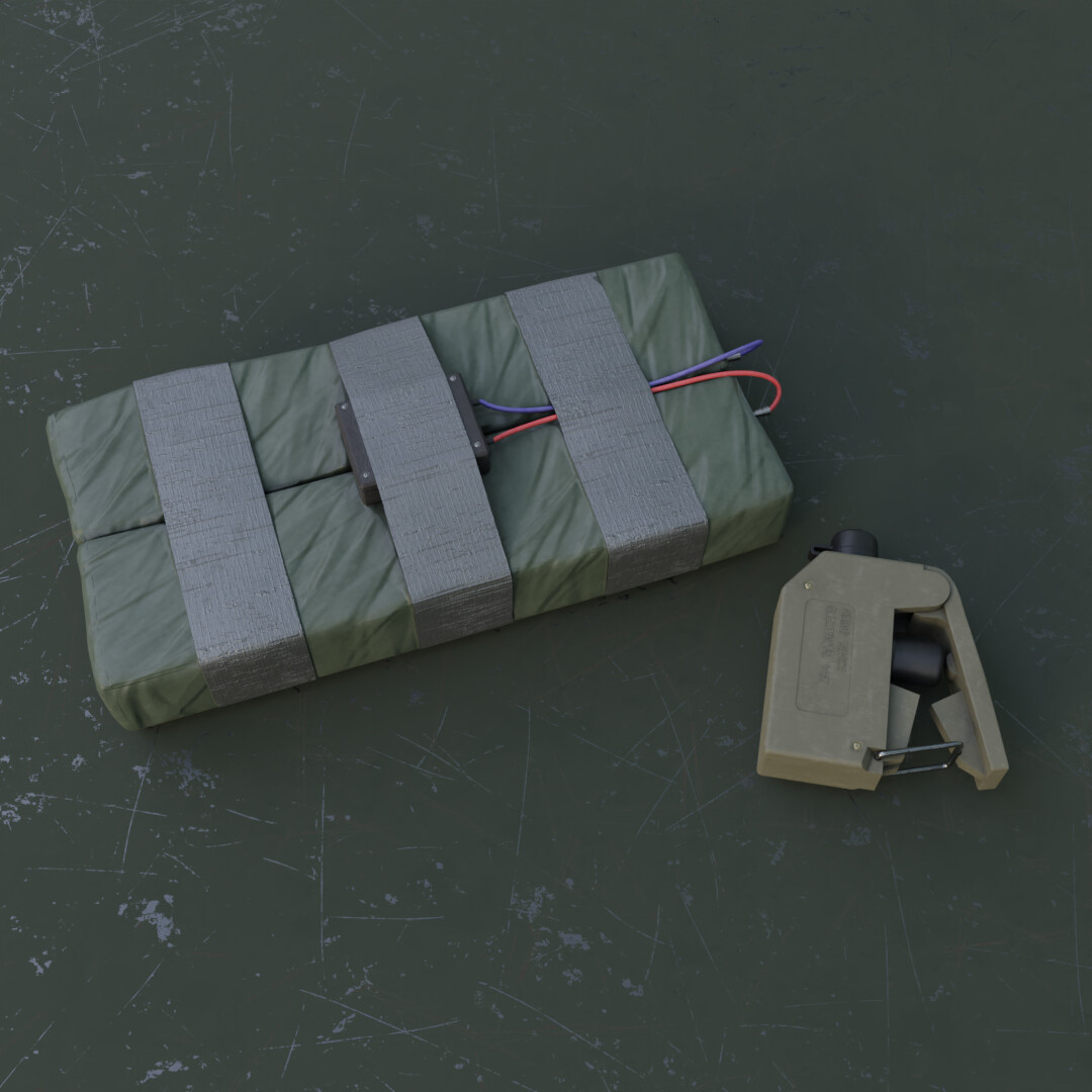 ArtStation - C4 Explosive | M57 Remote
