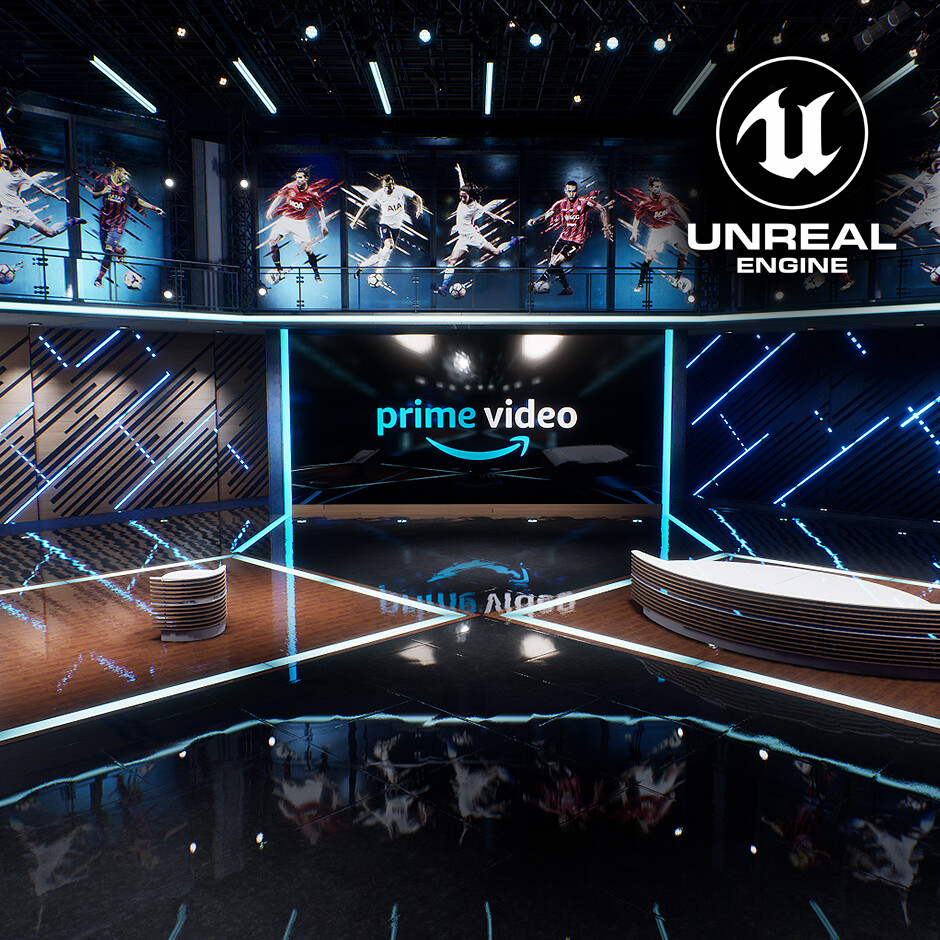 ArtStation - Amazon Prime Video League 1 - FR TV set