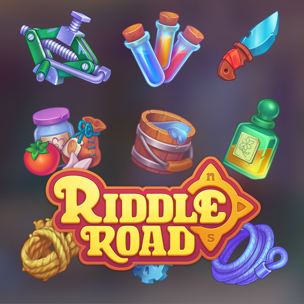 ArtStation - Riddle Road - Icons