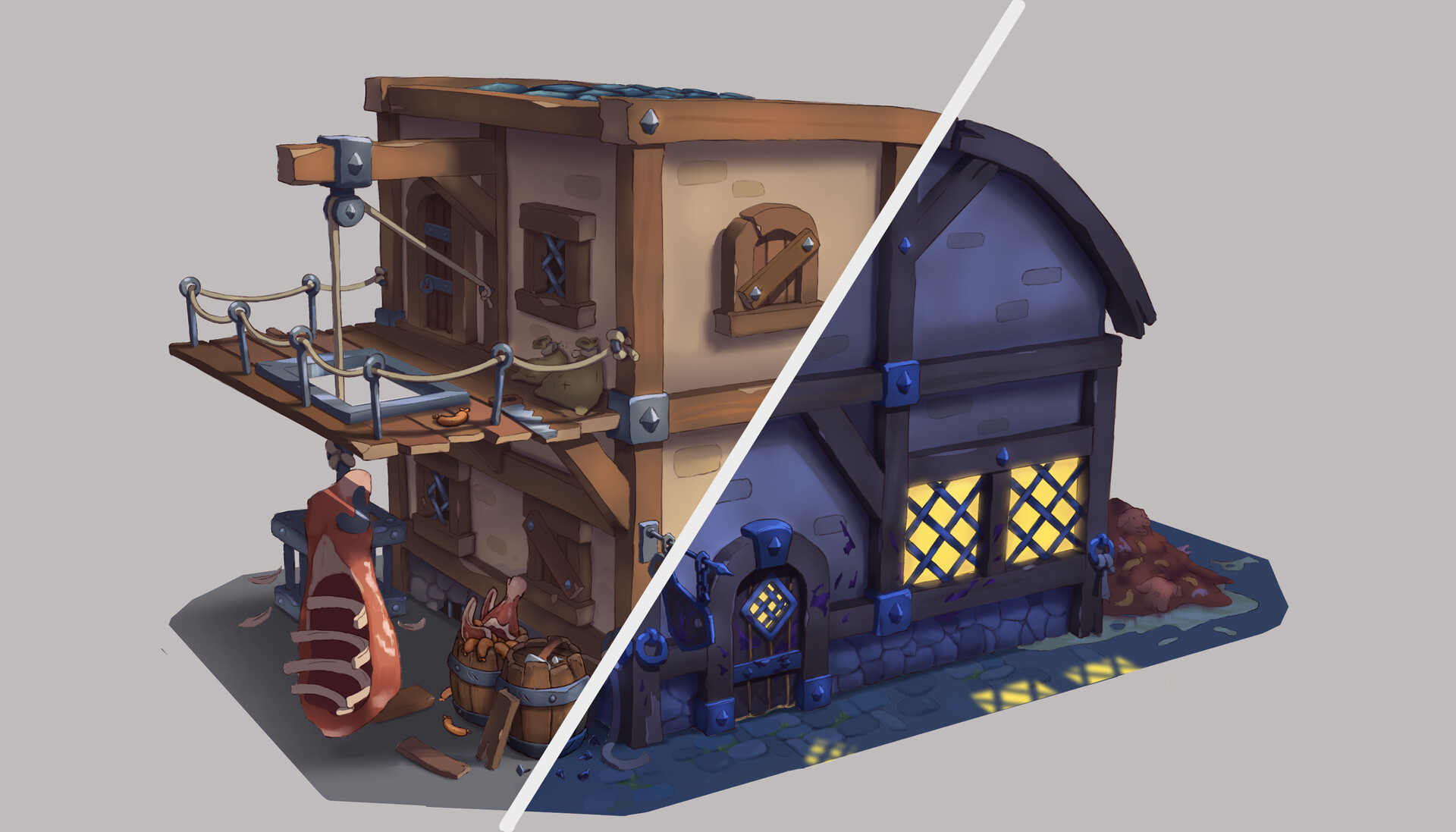 ArtStation - Butcher House - Darksburg Fan Art