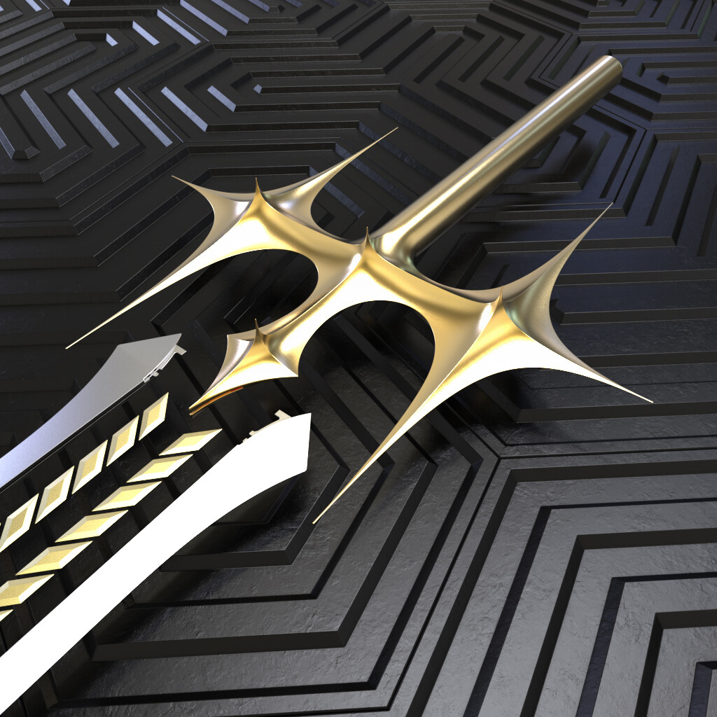 ArtStation - AB Sword Number 9. Thousand Spikes - Knight Run