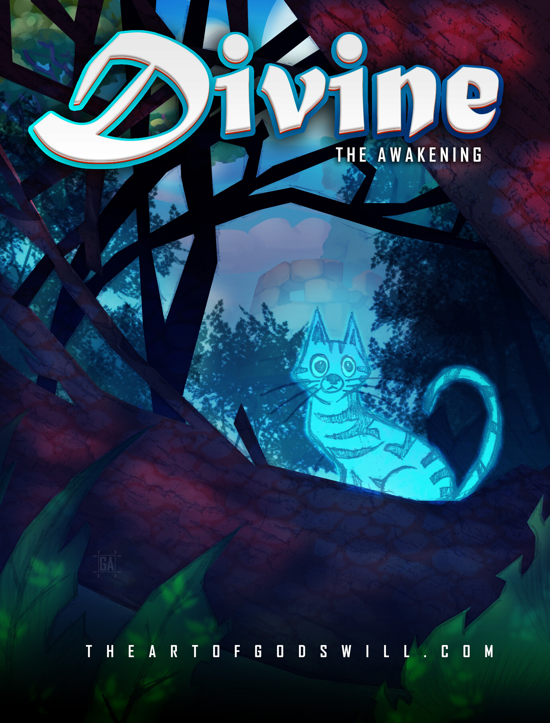 ArtStation - DIVINE ( Comic Book Cover Page)