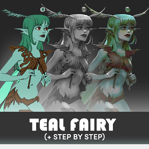 ArtStation - Teal Fairy