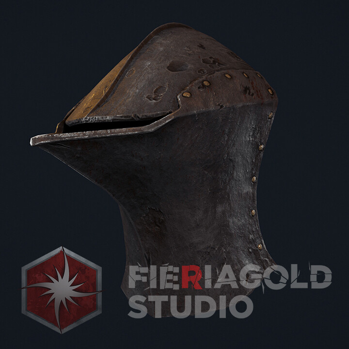 ArtStation - Medieval Unit Helmet