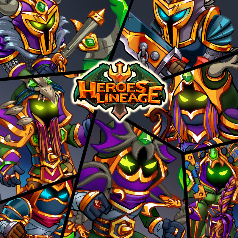 ArtStation - Characters for Heroes Lineage