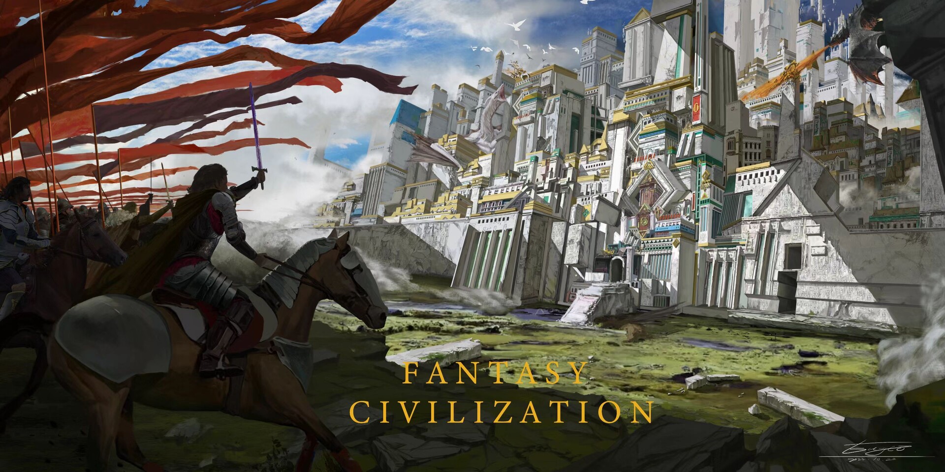 ArtStation - fantasy civilization