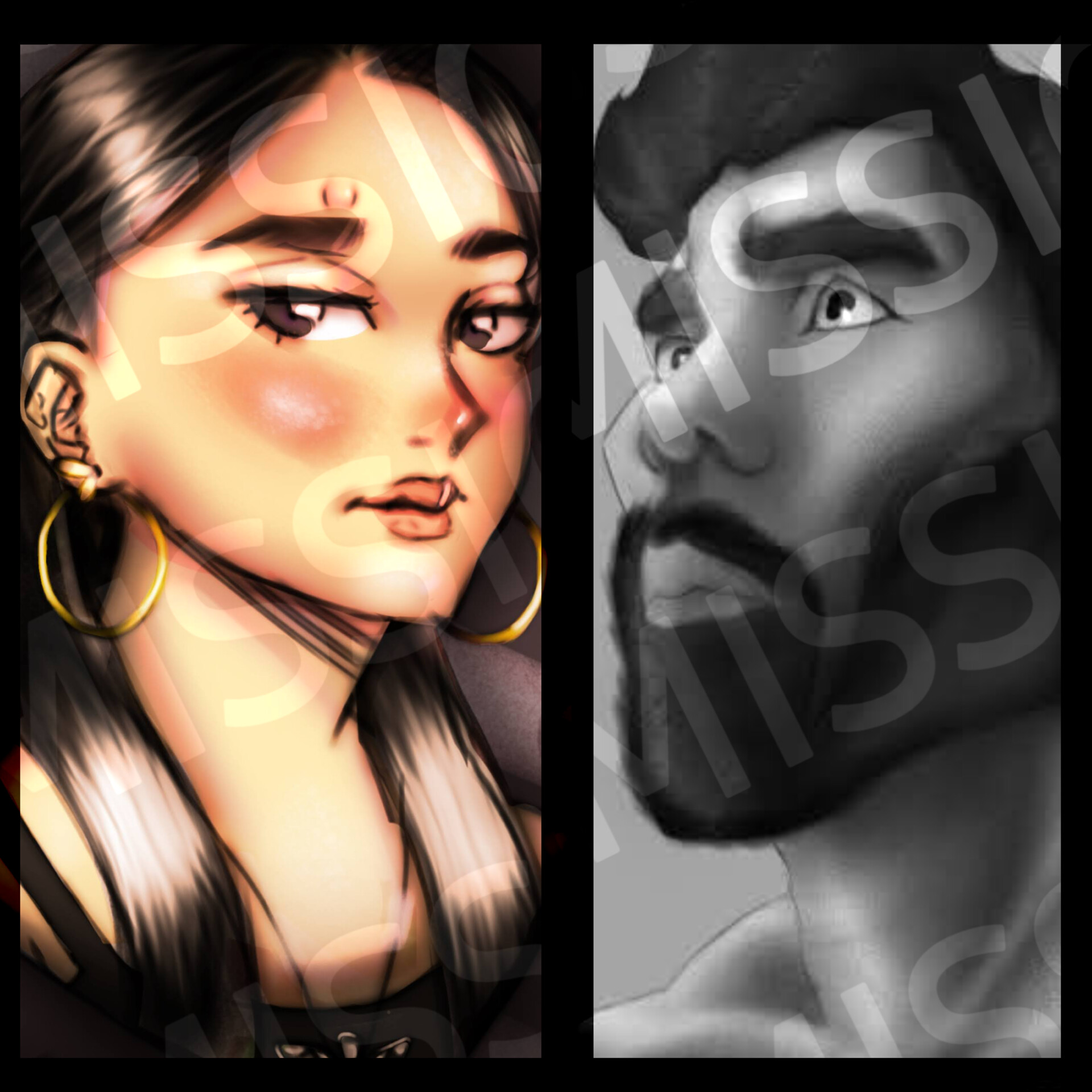 ArtStation - Two Comissions Work