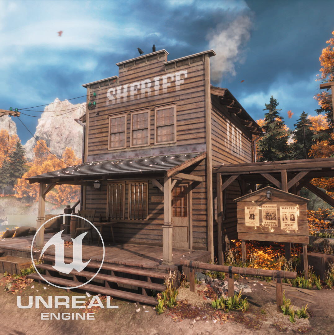 ArtStation - Wild West Town - location UE5