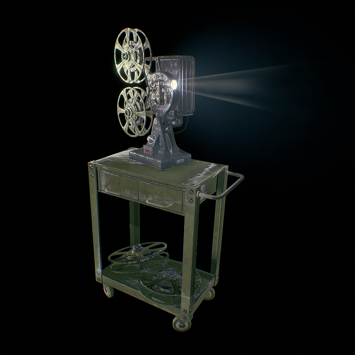 ArtStation - Film projector