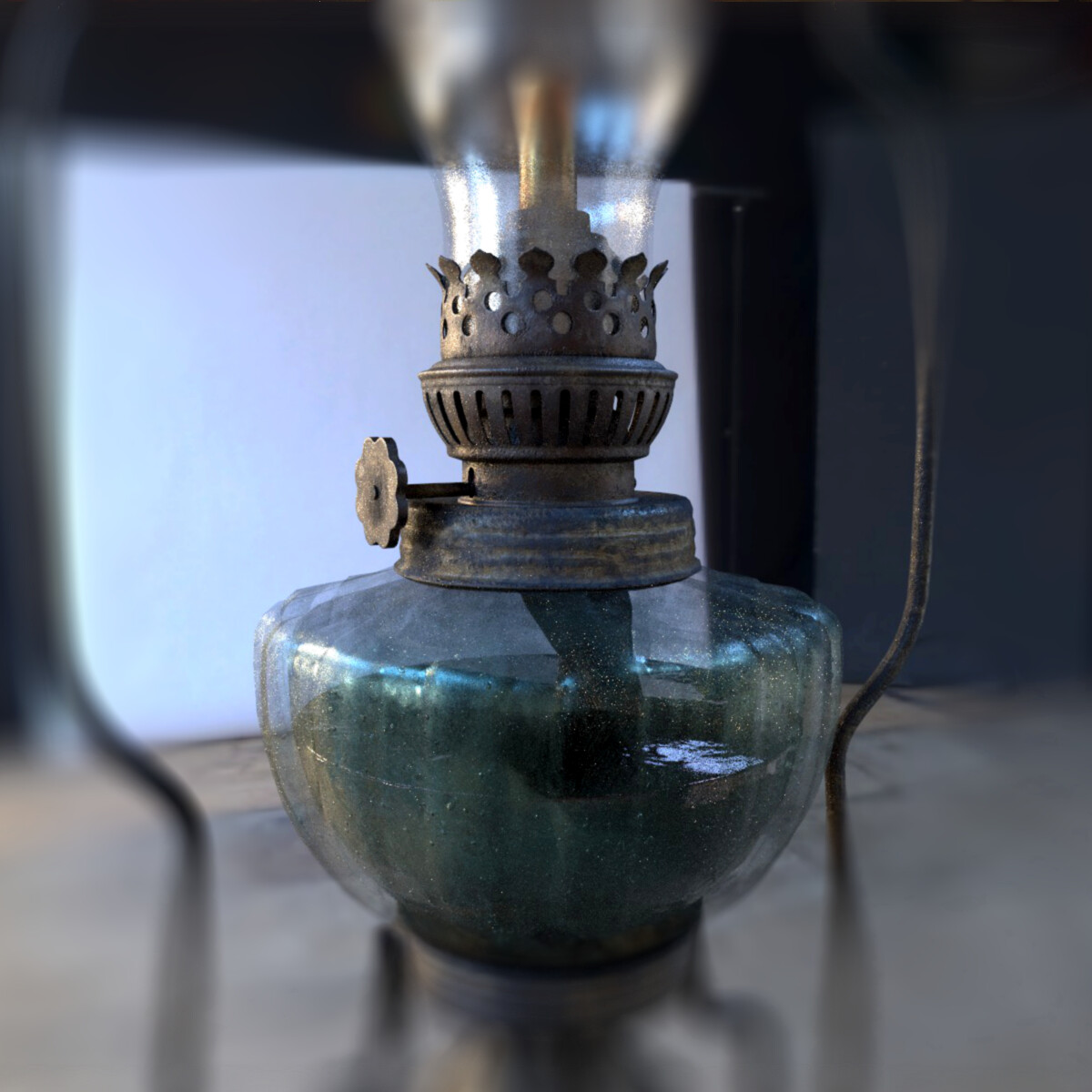 ArtStation - Oil Lamp