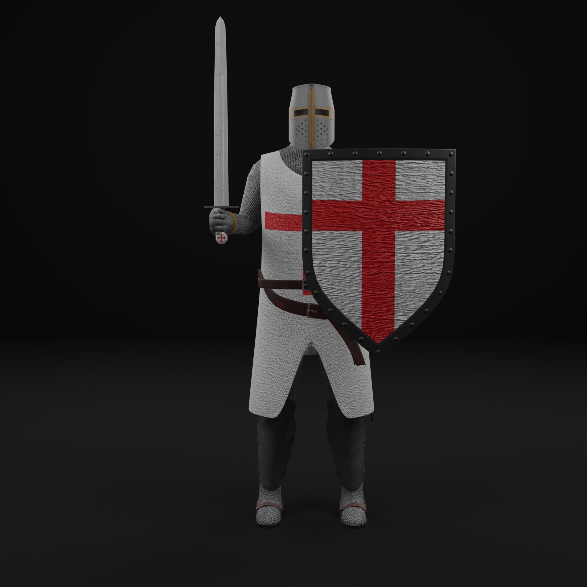 ArtStation - Crusader Army Game Character
