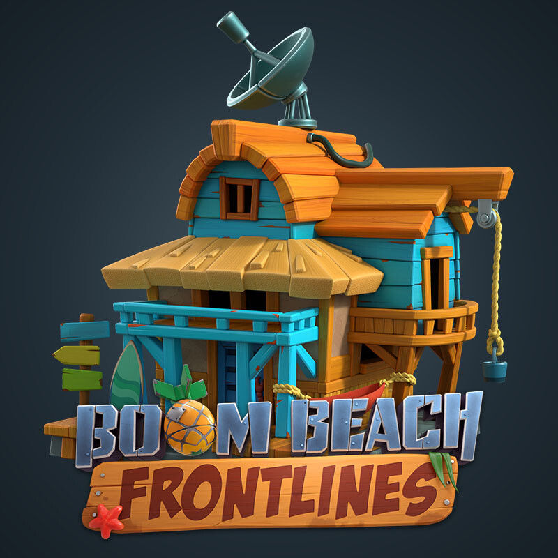 ArtStation - Boom Beach: Frontlines - HQ Level 9 & 10