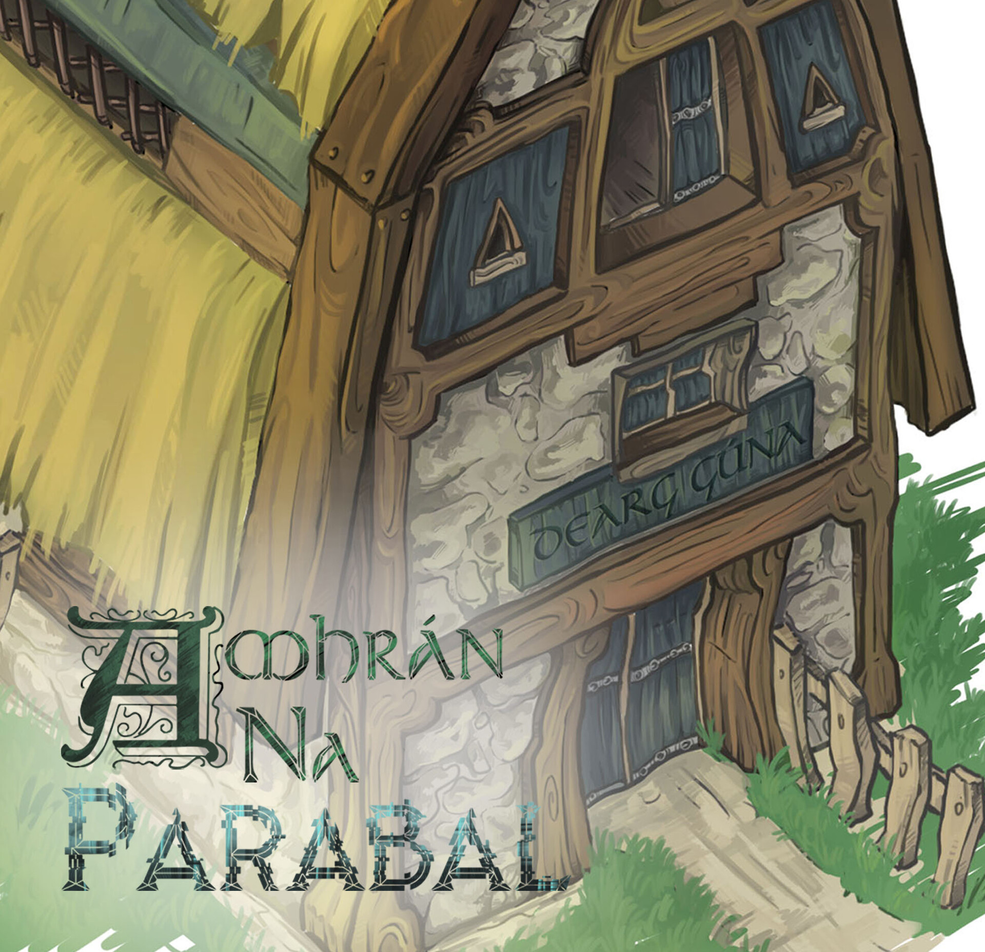 ArtStation - Amhrán Na Parabal : Dearg Gúna's family farm - Isometric view