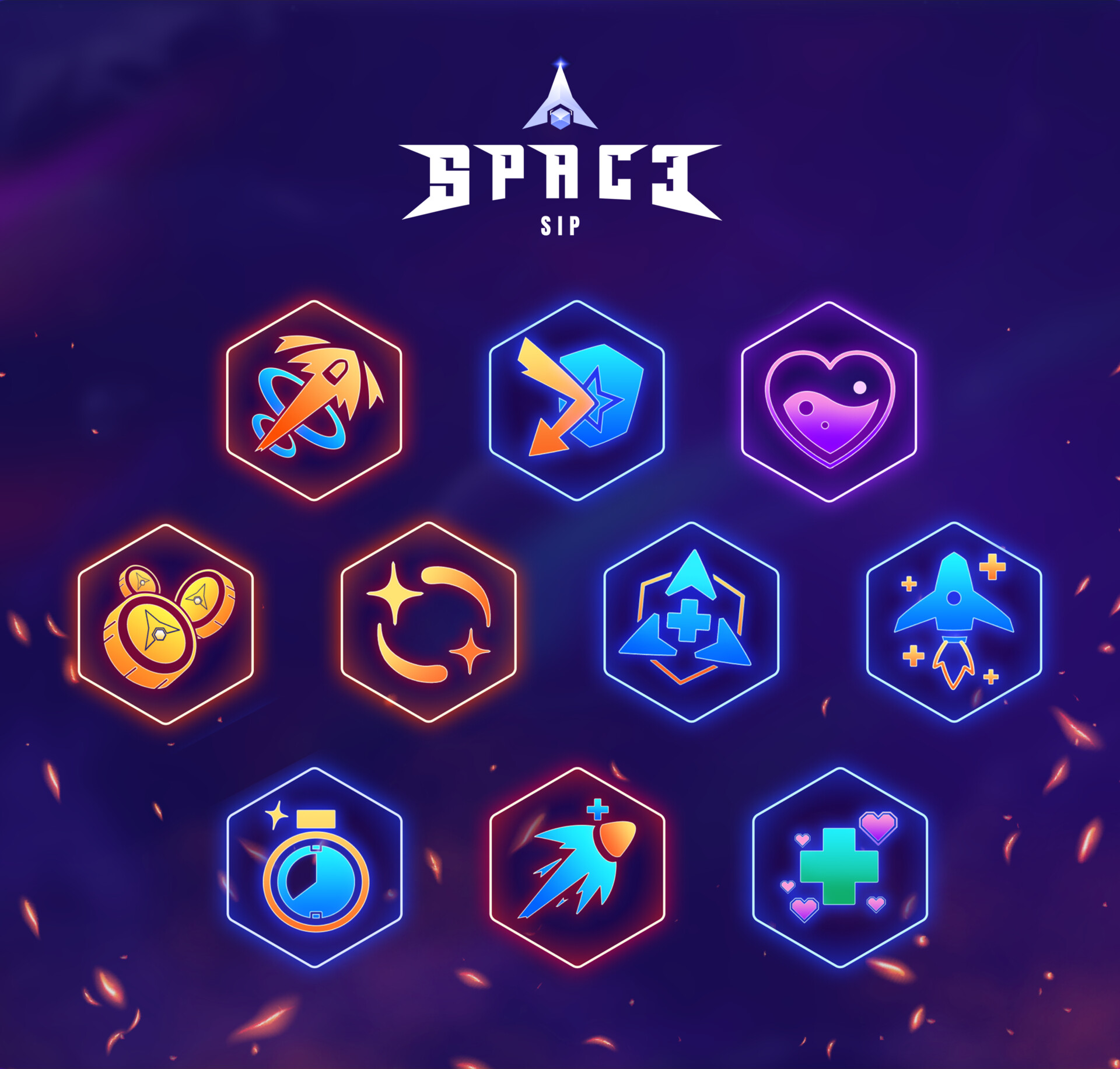 ArtStation - SPACE SIP - ICON/ SKILL ICON