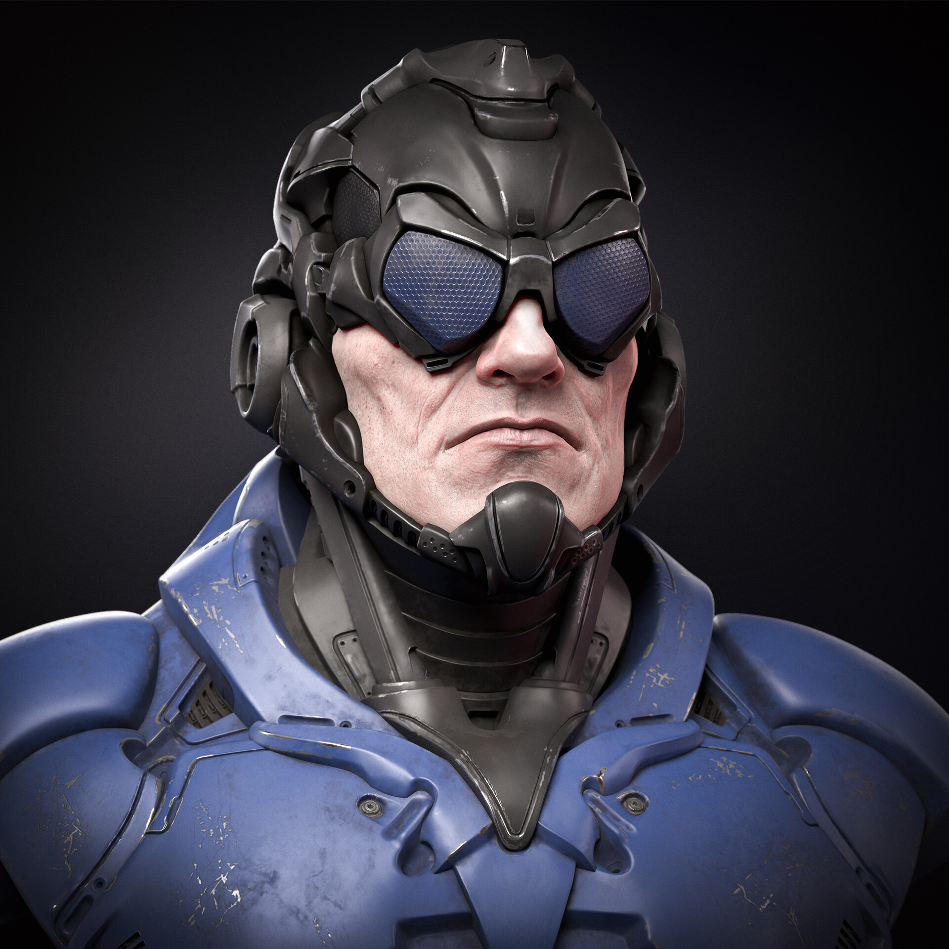 ArtStation - Sci-fi Bust