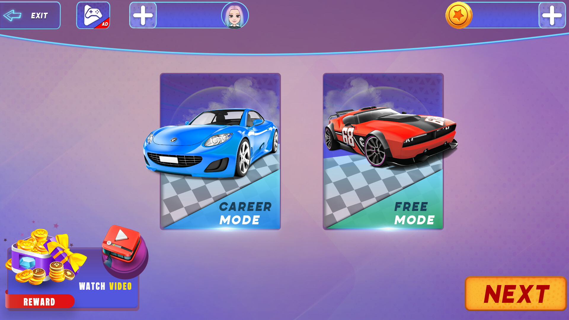 ArtStation - Car Game UI