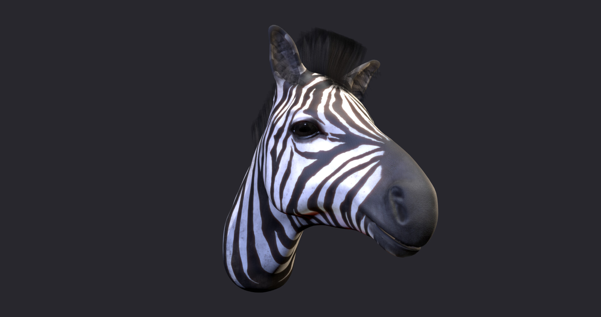 ArtStation - Zebra Bust