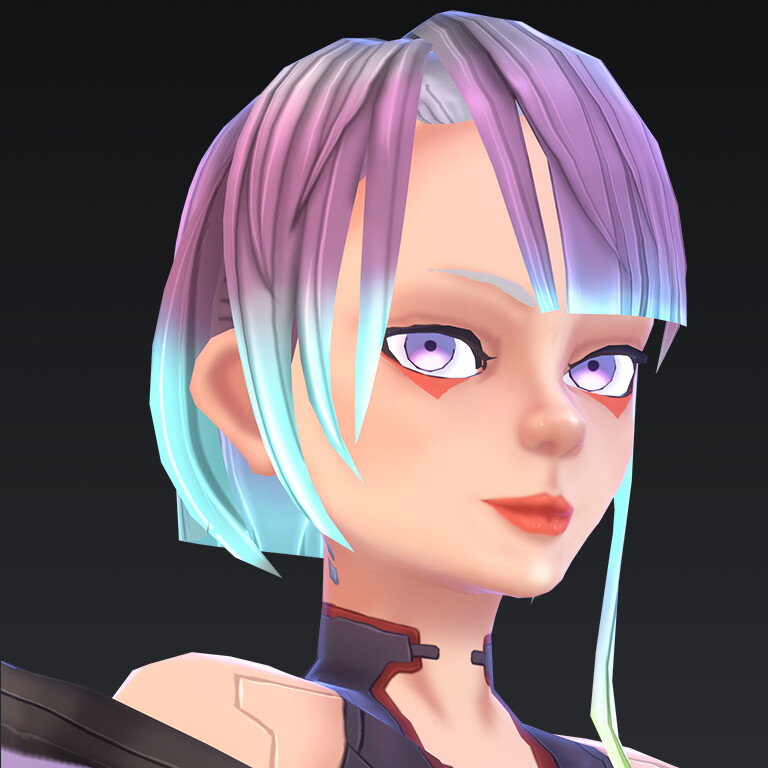 ArtStation - LUCY (Lucyna Kushinada) EDGERUNNER [FANART]