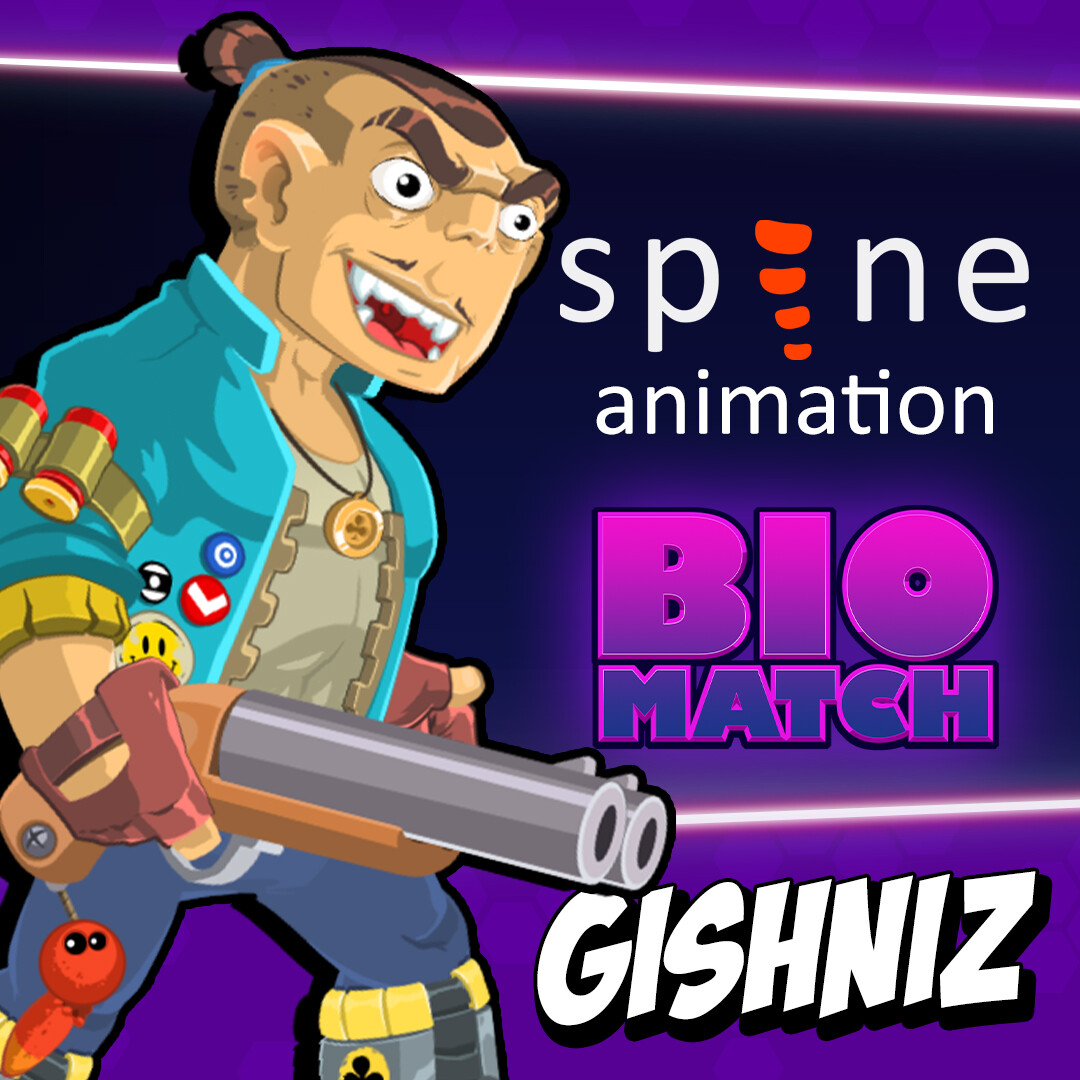 ArtStation - Character animation - Bio MATCH - Gishniz Animations