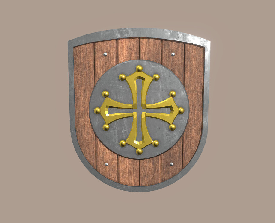 ArtStation - Medieval Shield
