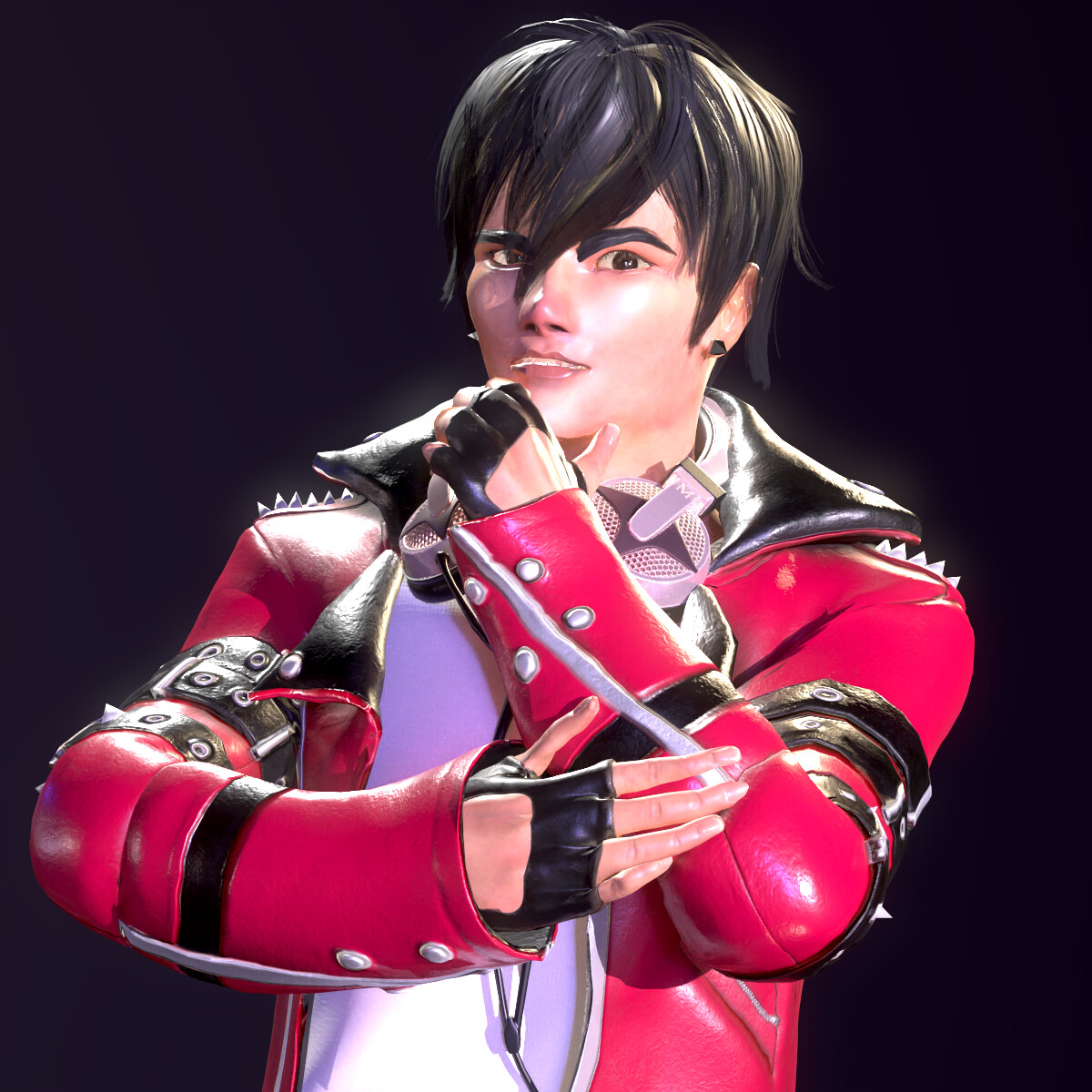 Dalia M. - Do-Yoon Han (Buried Stars Fanart / Real-Time PBR Character)