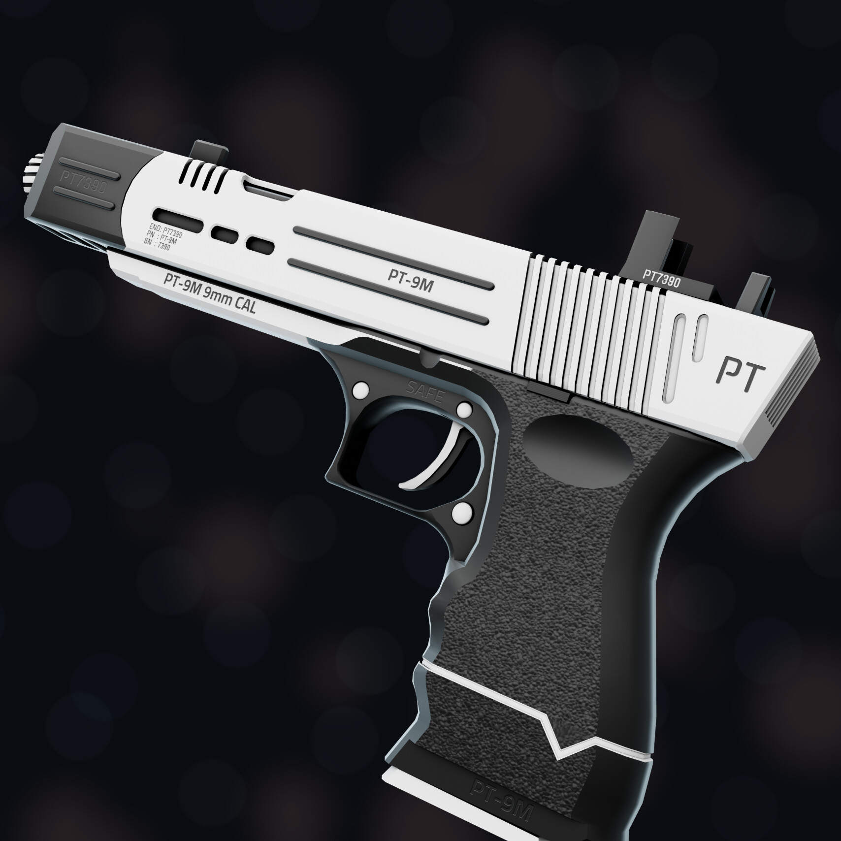 ArtStation - PT-9M Pistol