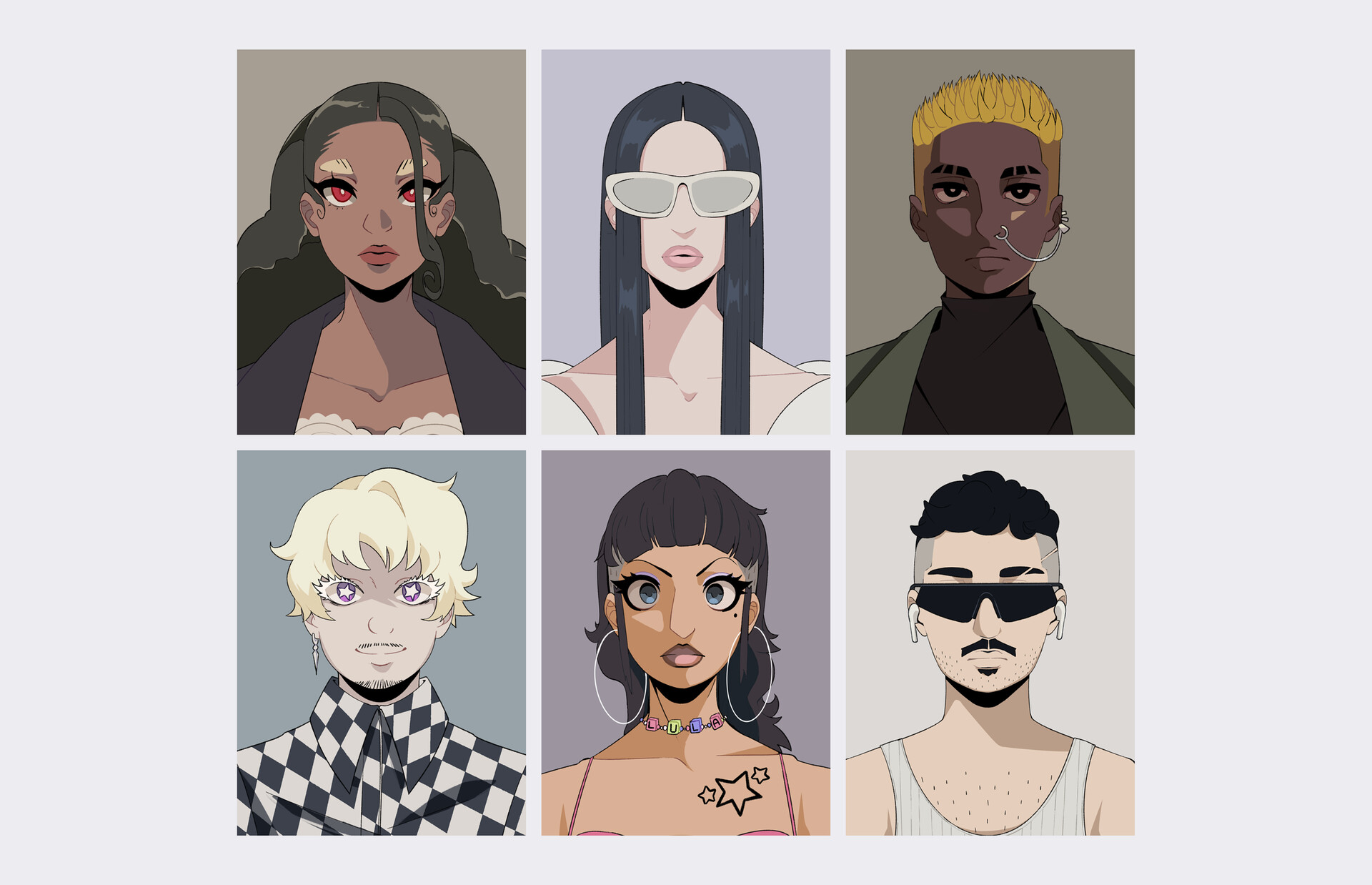 ArtStation - 2D Frame by frame animation (portraits)